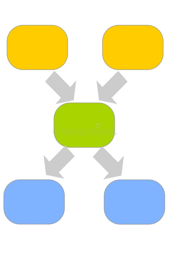 Infographic with Five Topic Bubbles in Different Colors Stock Photo ...