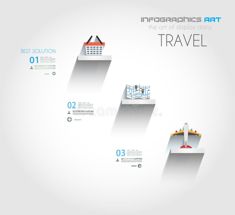 Infographic Flat Style Concept Background for Your Presentations Stock ...