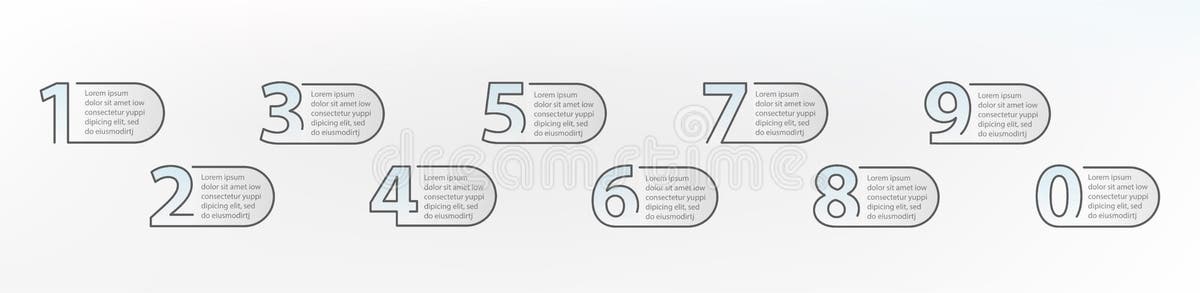 Zero Infographic Number Icon Stock Illustrations – 302 Zero Infographic ...
