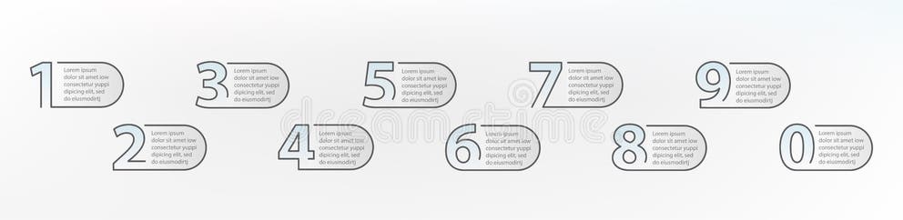 Zero Infographic Number Icon Stock Illustrations – 302 Zero Infographic ...