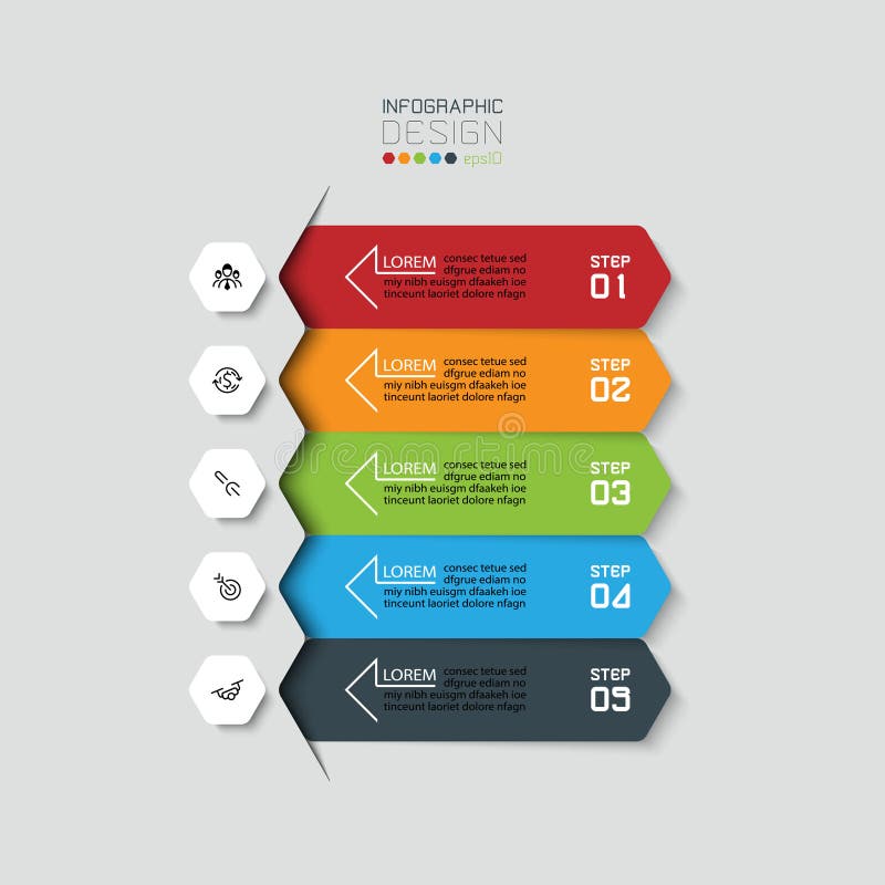 Four Steps Vector Design Use with Presentation of Business, Education ... Four Steps Vector Design Use with Presentation of Business, Education ...