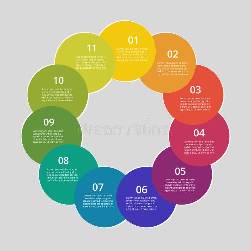 Infographic gradual ilustración del vector. Ilustración de papel ...