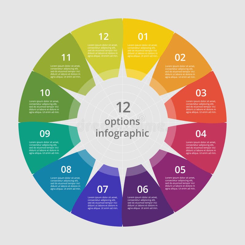 Infographic gradual ilustración del vector. Ilustración de progreso ...