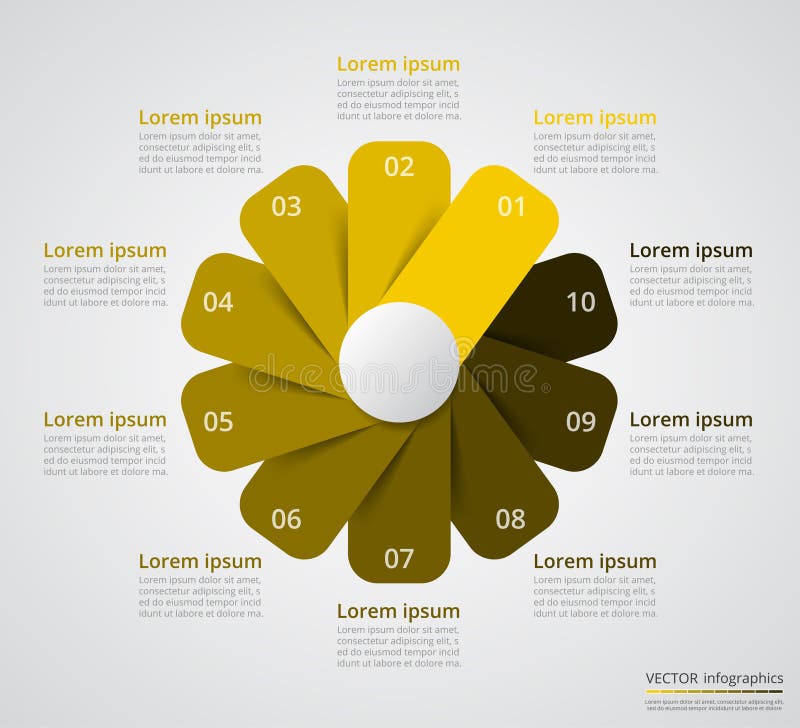 Infographic gradual ilustración del vector. Ilustración de vector ...