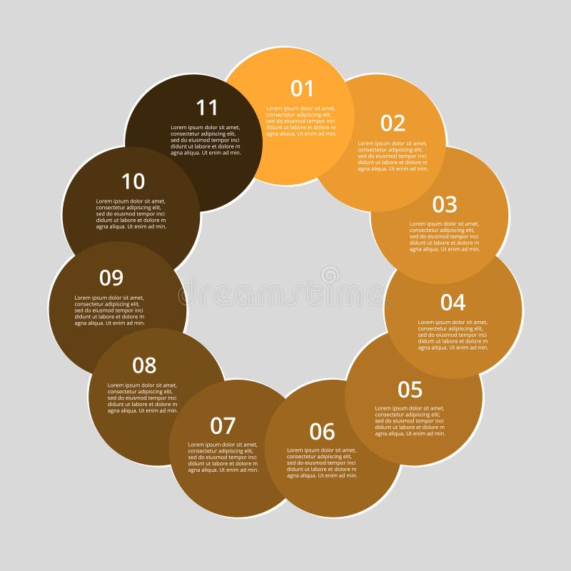 Infographic gradual ilustración del vector. Ilustración de plan - 112554982