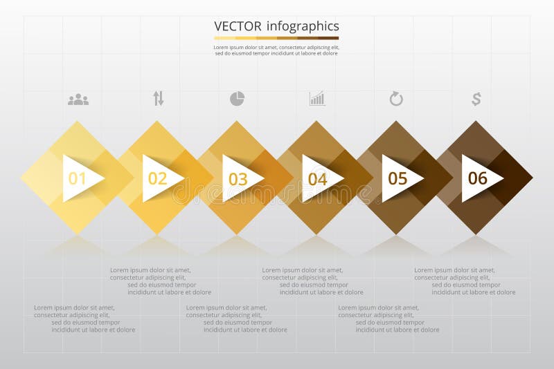 Infographic gradual ilustración del vector. Ilustración de concepto ...
