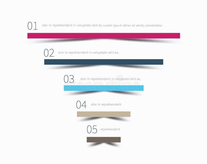 Infographic Graph with Shadow Stock Vector - Illustration of growth ...