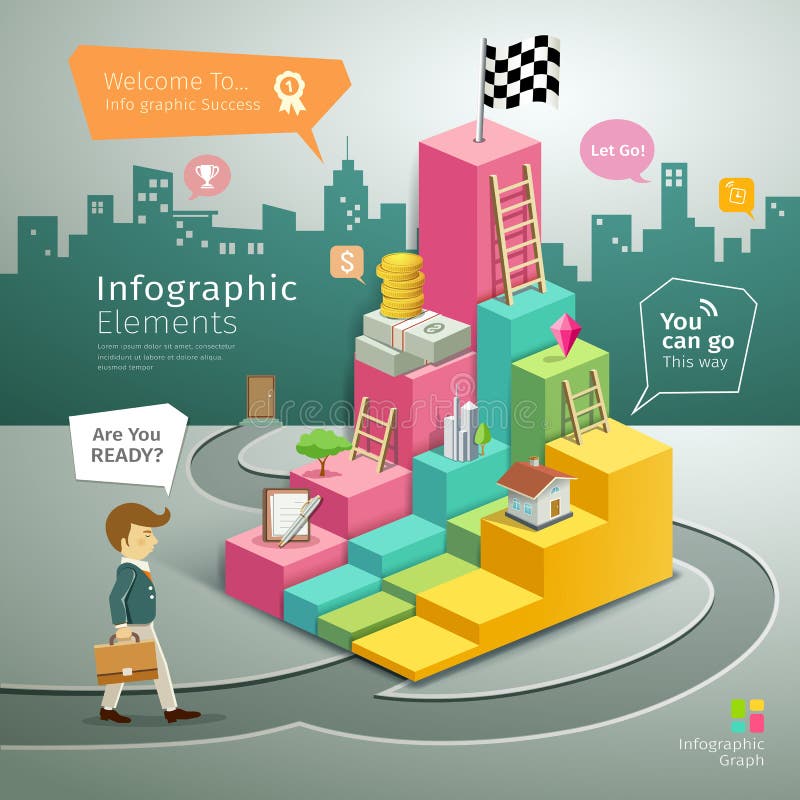 Steps To Success Stock Illustrations – 5,213 Steps To Success Stock ...