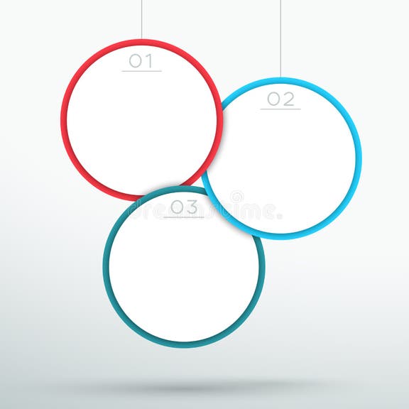 Hanging Overlapping Circle Sign Steps Stock Illustrations – 2 Hanging ...