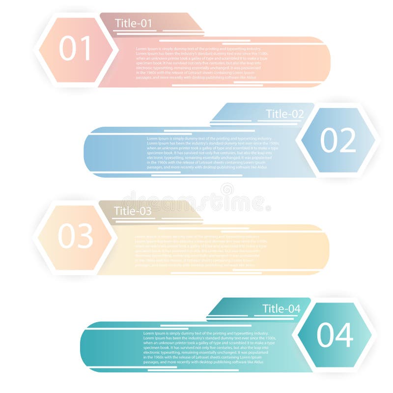 Infographic Hexagon Data Vector Template Process Concept Step for ...