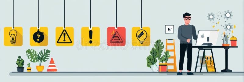 Workplace Safety Rules Infographic Showcasing Key Guidelines through a ...