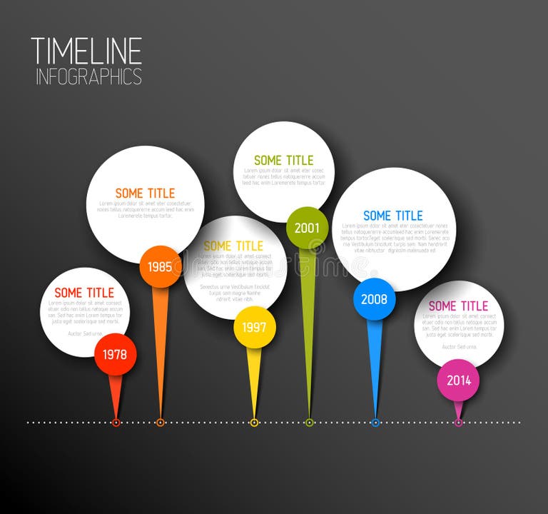 Infographic Dark Report Template Stock Illustrations – 7,756 ...