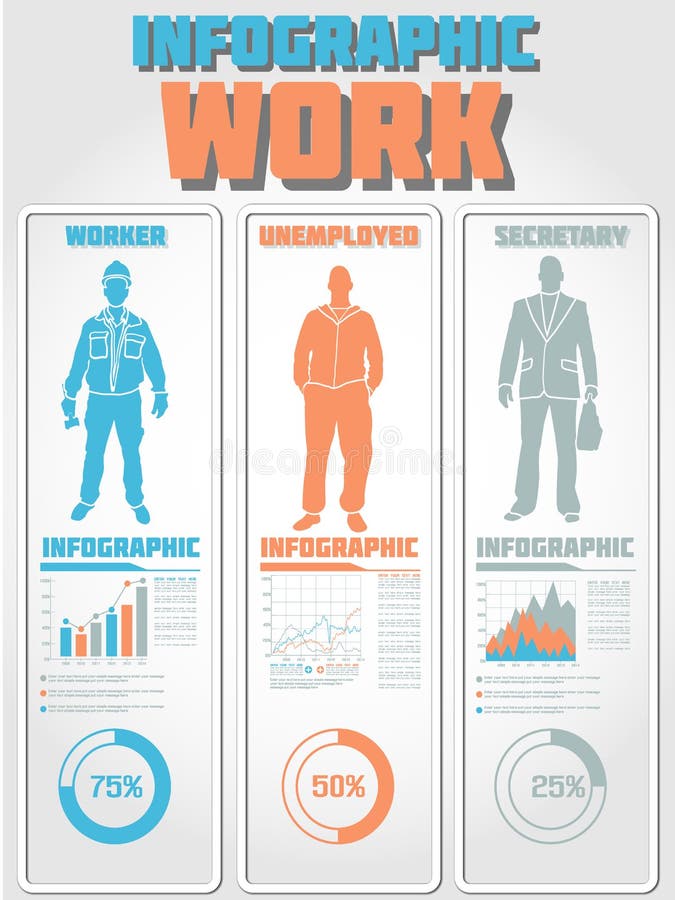 Infographic Icon Man Business Stock Illustration - Illustration of ...