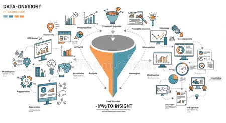 The Infographic Illustrates a Data Processing and Analysis Flowchart ...