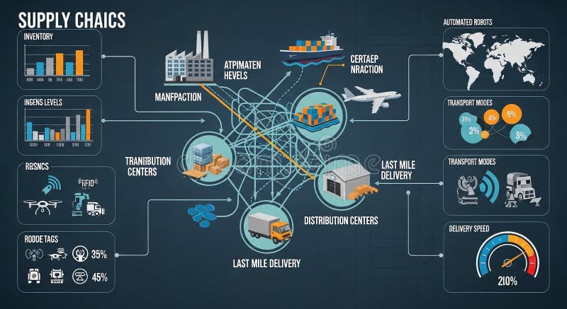 Global Supply Chain Infographic Stock Illustrations – 1,107 Global Supply Chain Infographic ...
