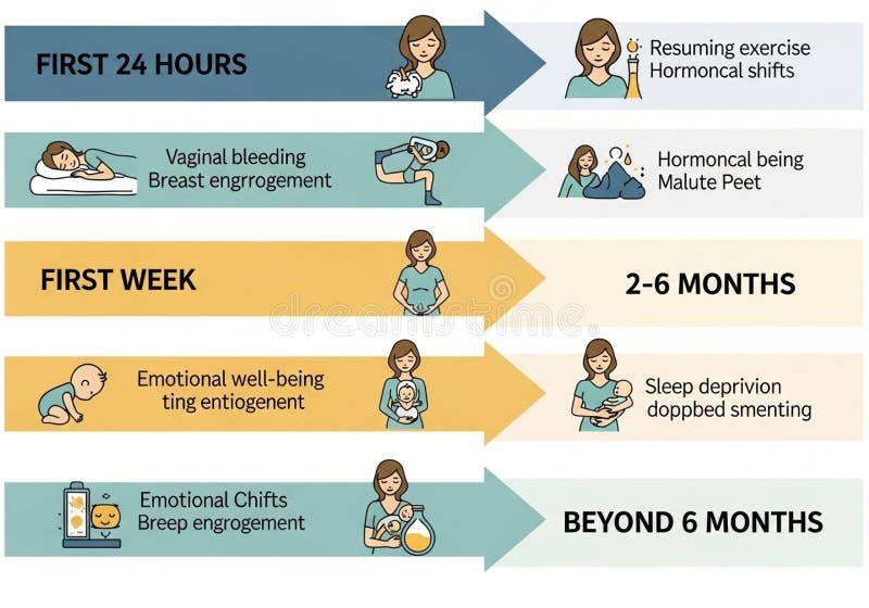 Postpartum Experiences Stock Illustrations – 8 Postpartum Experiences ...