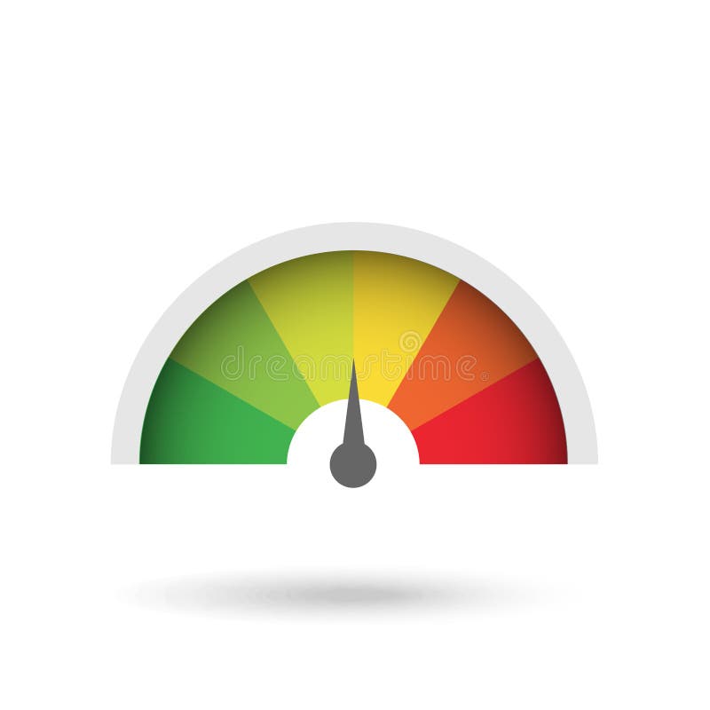 Infographic Illustration for Web Design. Gauge Vector Stock Vector ...