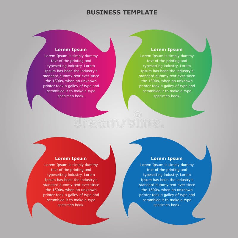 Infographic Information Shapes for Business Stock Vector - Illustration ...