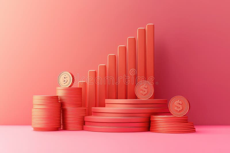 Infographic Insights Financial Growth Metrics from a Modern Office ...