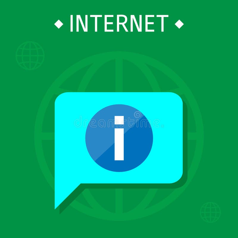 A Infographic Internet Element. Vector Illustration. Stock Vector ...