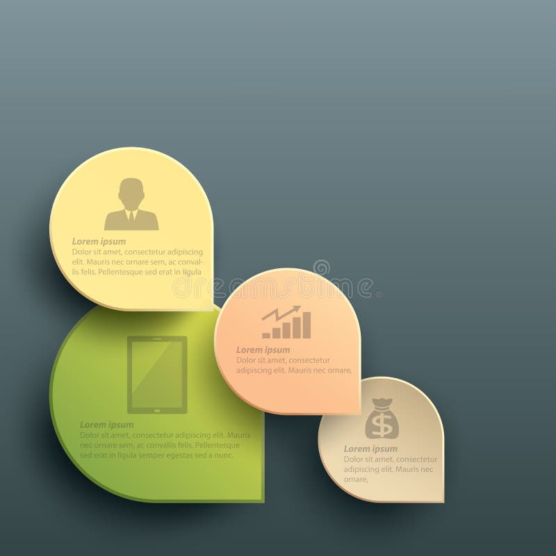 Infographic Label Design Template with Icons. Business Data ...