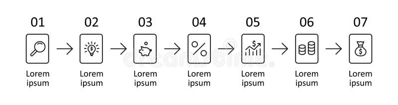 Infographic Label Vector Design with Icons and 7 Options or Steps ...