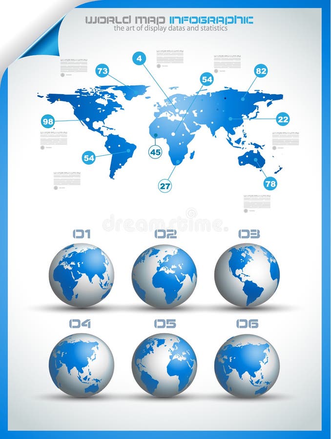 Layout Template World Maps Stock Illustrations – 480 Layout Template ...