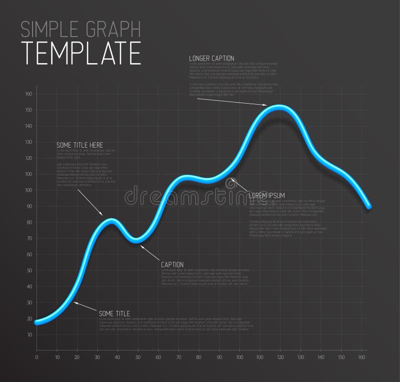 Infographic Line Graph Template Stock Vector - Illustration of chart ...