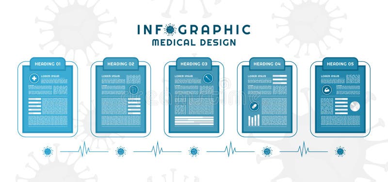 Infographic for Medical Information Board Design Coronavirus Concept ...