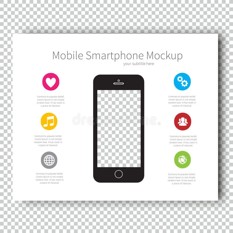 Infographic Mockup Device Smartphone Presentation Template, Business ...