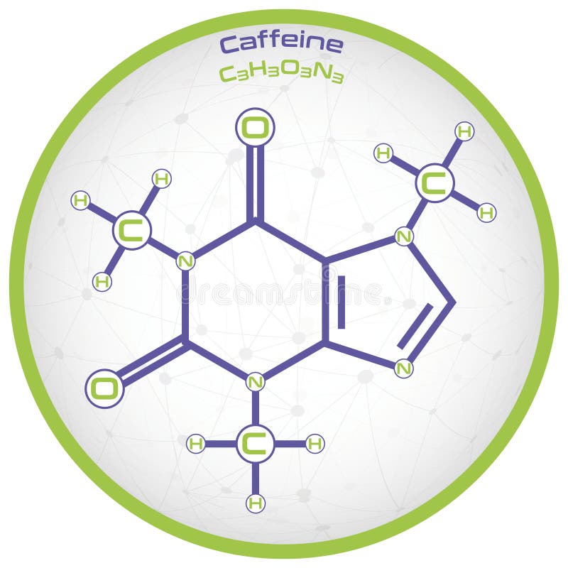 Caffeine Compound Stock Illustrations – 175 Caffeine Compound Stock ...