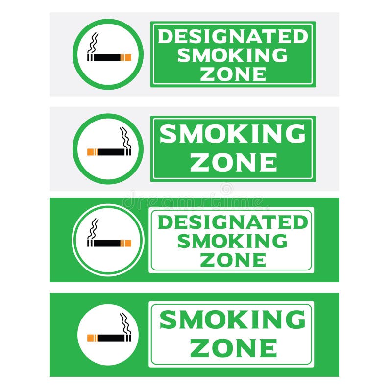 Permitting. Smoking Allowed Sign. Smoking Icon. Smoke Signage or ...