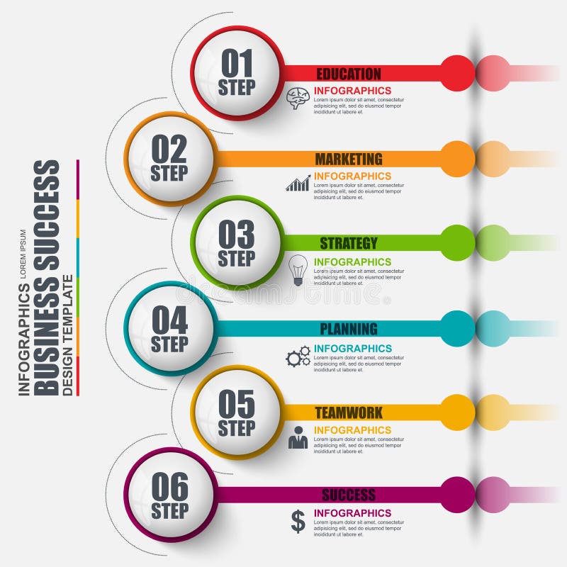 Infographic Number Options Vector Design Template. Can Be Used for ...