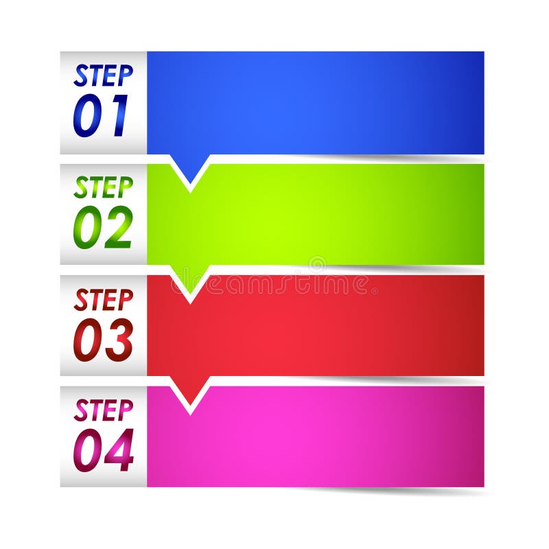 Infographic option banner stock vector. Illustration of abstract - 39595624