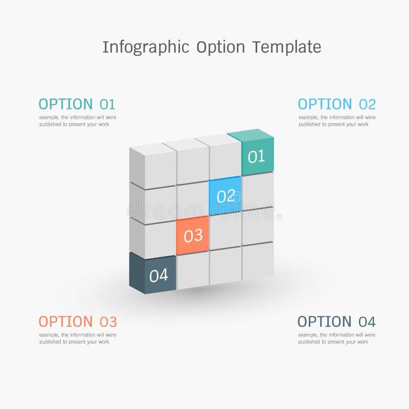 Infographic Option Template Stock Vector - Illustration of options ...