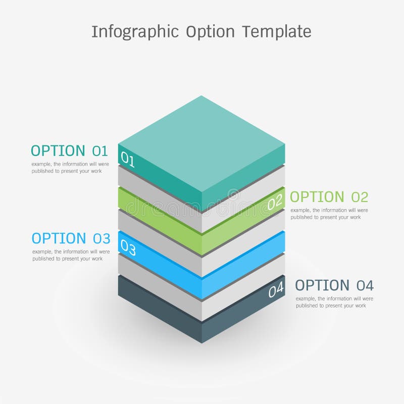 Infographic Option Template Stock Vector - Illustration of brochure ...