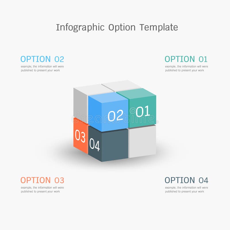 Infographic Option Template Stock Vector - Illustration of modern ...