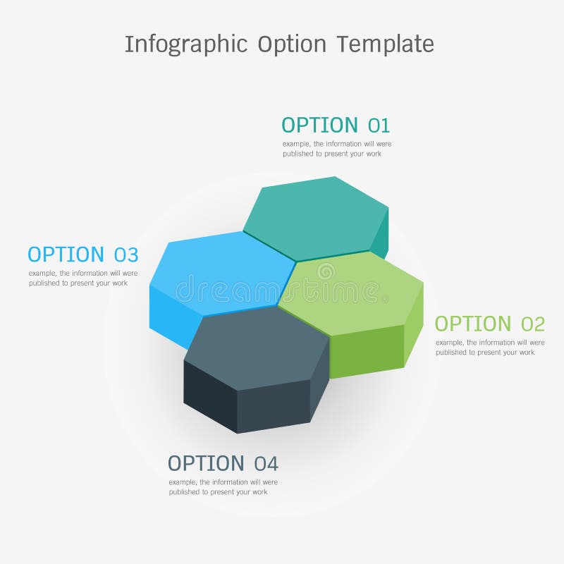 Infographic Option Template Stock Vector - Illustration of line, button ...