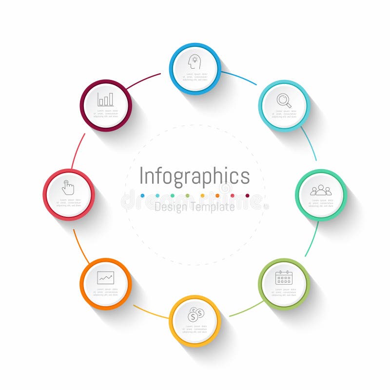 Infographic 8 Options Design Elements for Your Business Data. Vector ...