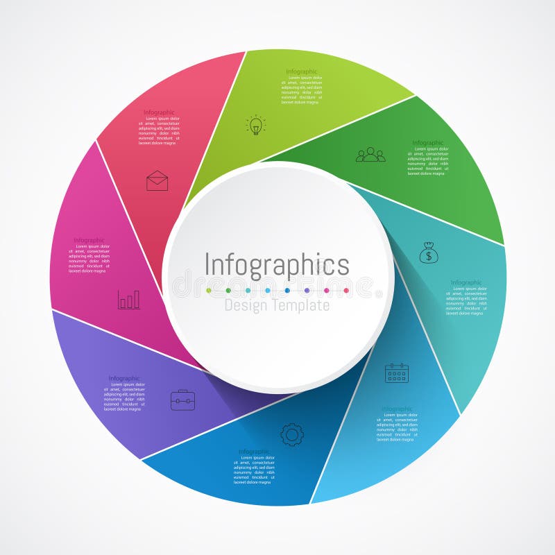 Infographic 8 Options Design Elements for Your Business Data. Vector ...