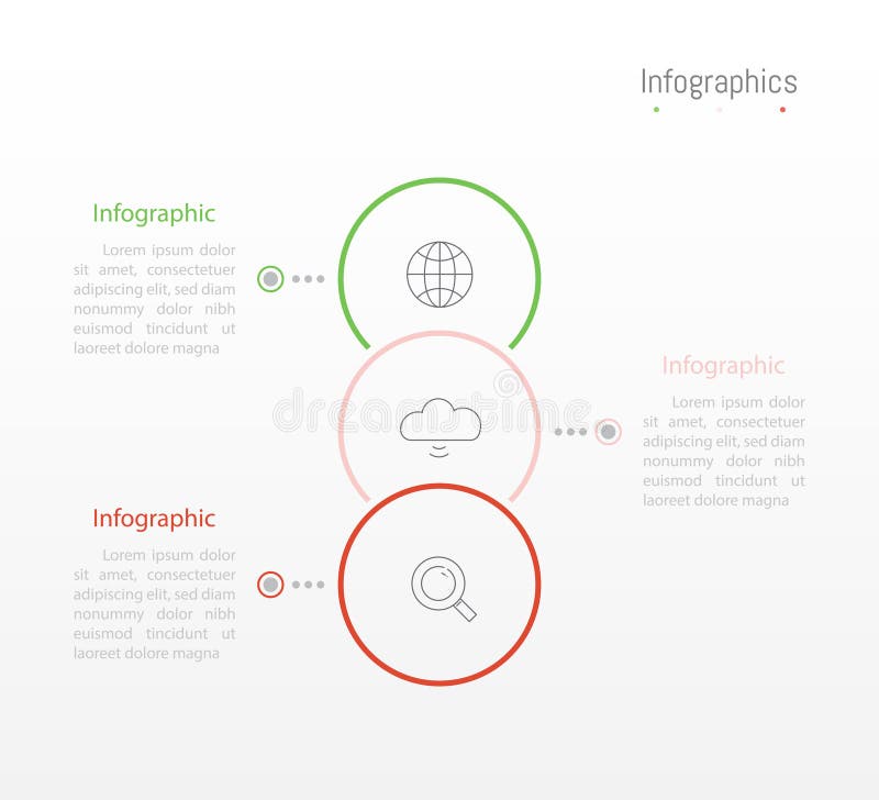 Infographic 3 Options Design Elements for Your Business Data. Vector ...