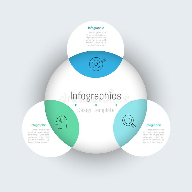 Infographic 3 Options Design Elements for Your Business Data. Vector ...
