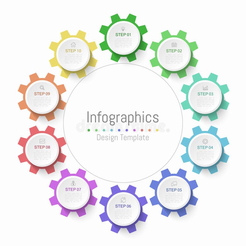 Infographic 10 Options Design Elements for Your Business Data. Vector ...