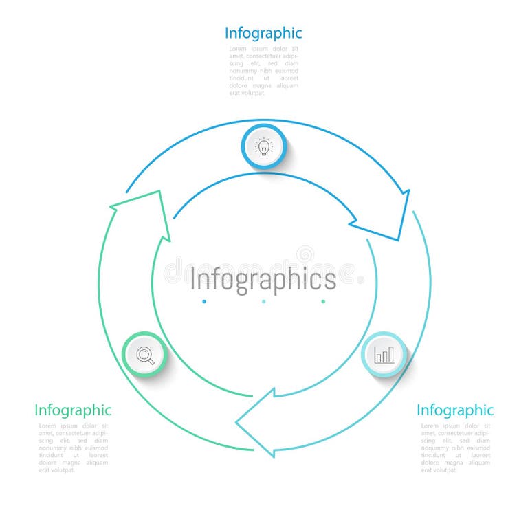 Infographic 3 Options Design Elements for Your Business Data. Vector ...