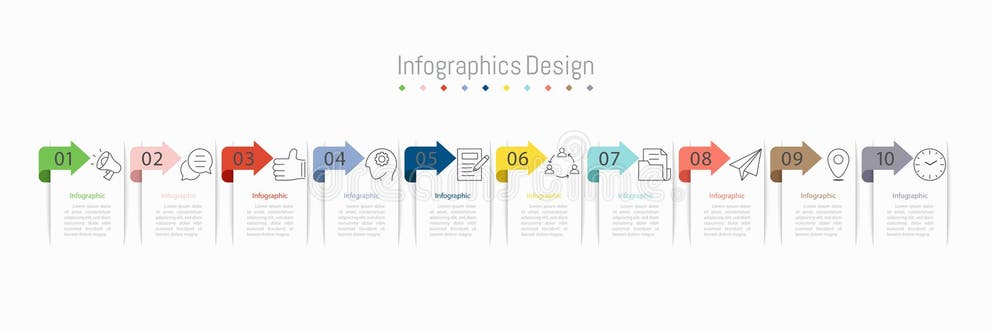 Infographic 10 Options Design Elements for Your Business Data. Vector ...