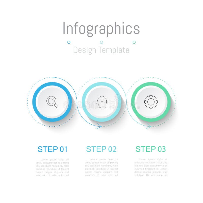 Infographic 3 Options Design Elements for Your Business Data. Vector ...