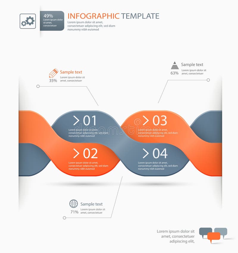 Vector Modern and Simple Organization Chart Template Stock Vector ...