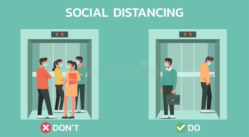 Correct and Wrong Way or Do and Do Not To Maintain Social Distancing of ...