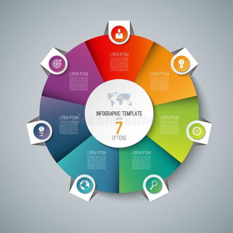 7 Circle Infographic Stock Illustrations – 3,653 7 Circle Infographic ...