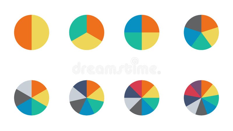 8 Section Pie Chart Stock Illustrations – 250 8 Section Pie Chart Stock ...